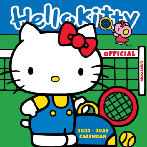 Hello Kitty 2022 Calendar: Cartoon 2022 OFFICIAL calendar -Hello Kitty Weekly & Monthly Planner ...