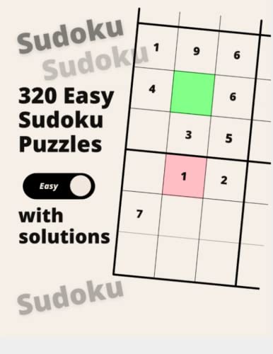 320 Easy Sudoku Puzzles for All: Sudoku Puzzles with Solutions by ...