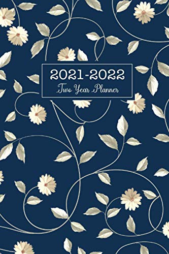 2021-2022 Two Year Planner: 24 Month Organizer Calendar Agenda, Monthly ...