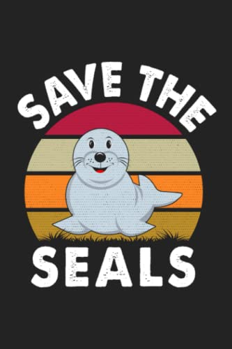 Save The Seals: Funny Seal Composition Notebook Journal Planner or ...