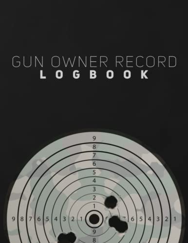 gun owner record logbook: Personal Firearms Record Log Book for Gun ...