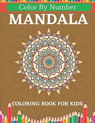 Mandala Color by Number Coloring Book For Kids: 30 Easy Color By Number ...