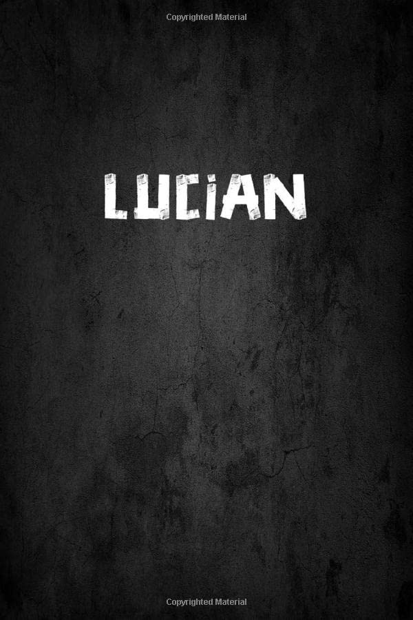 Lucian: Personalized Journal | Custom Name Journal – Personalized Name ...
