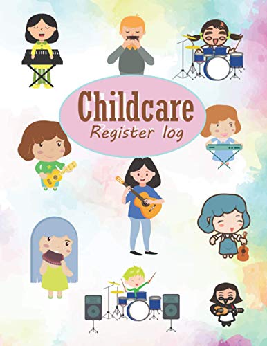 Childcare Register Log: Sign In And Out Daycare Register Log Book For ...