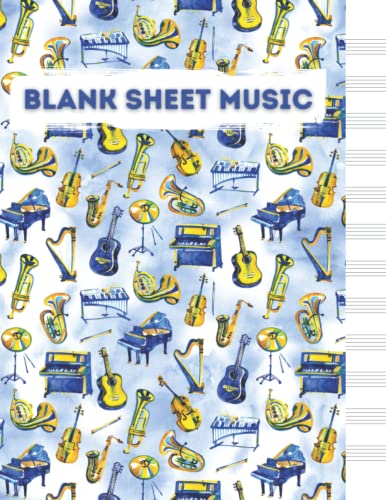Blank Sheet Music: Music Manuscript Paper Notebook by Bea Schoney ...
