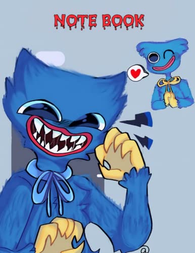 Poppy playtime Notebook: This Huggy wuggy, Cute Gift Blank Lined ...