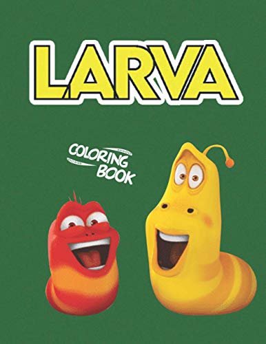 Larva coloring book: A Fun Coloring Gift Book for kids / Composition ...