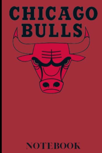 CHICAGO BULLS: Notebook 100 pages 6" x 9" Collage Lined Pages Journal ...