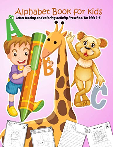 alphabet book for kids letter tracing and coloring activity Preschool ...