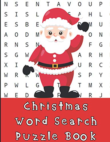 Christmas Word Search Puzzle Book: Large Print Activity Book for Adults ...