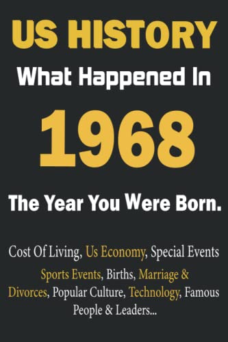 What Happened In US History 1968 The Year You Were Born: Back In 1968 ...
