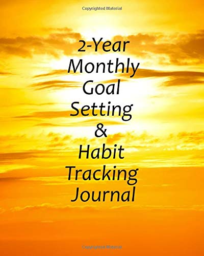 2-Year Monthly Goal Setting & Habit Tracking Journal by YAY Journals ...