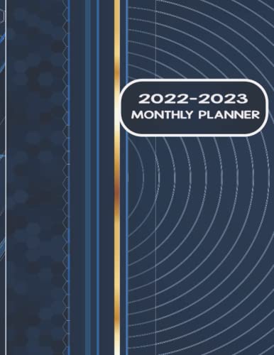 2022-2023 Monthly Planner: 2 Year Monthly Planner Calendar Schedule ...