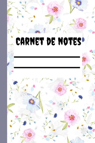 CARNET DE NOTES: carnet de notes idéal pour la prise de notes: format ...