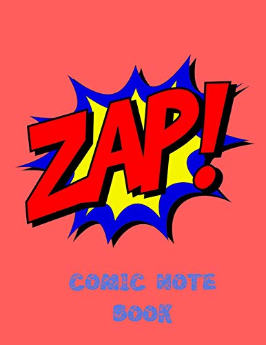Comic Note Book: Blank Comic Book: 8.5 x 11, 120 Pages, comic panel,For ...