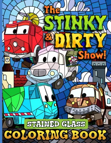 The Stained Glass Coloring Book: The Stained Stinky Glass And Coloured ...