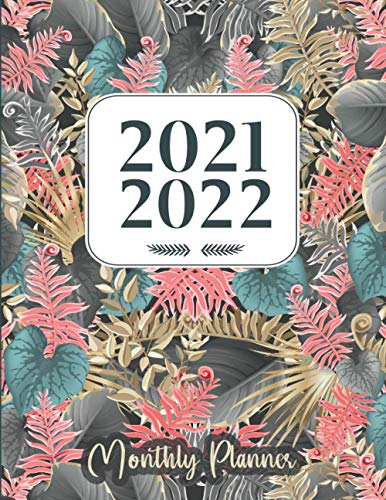 2021-2022 Monthly Planner: 24 Months Agenda Planner with Holiday | Two ...