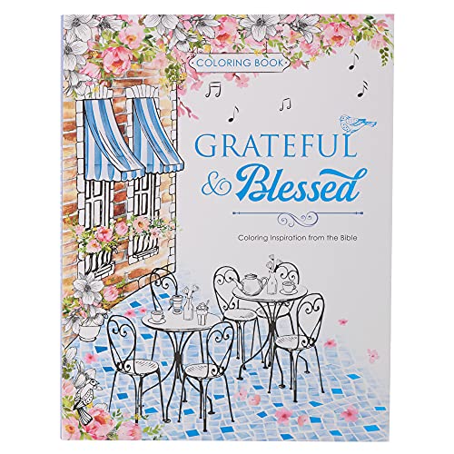 Coloring Book Grateful & Blessed Coloring Inspiration from the Bible by ...