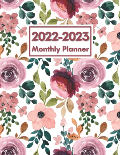 2022-2023 Monthly Planner: Two Year Planner Calendar Schedule Organizer ...
