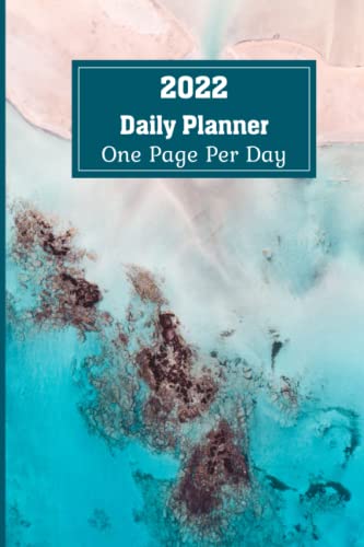 2022 Daily Planner One Page Per Day: Beautiful Weekly And Daily Planner ...