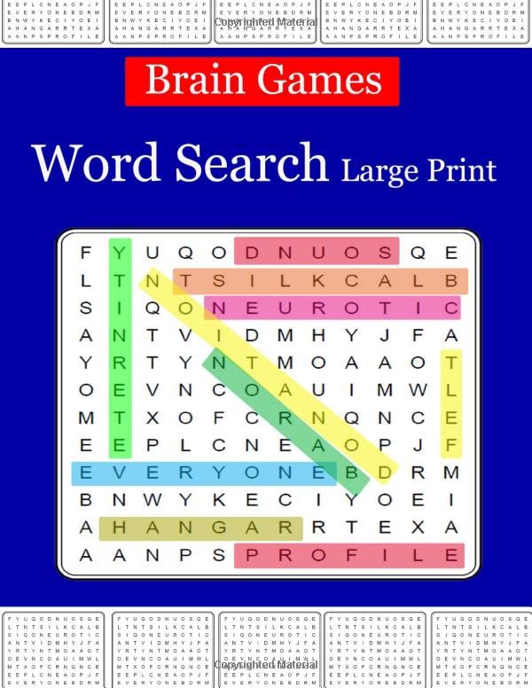 Brain Games Word Search Large Print: More Than 300 Word Search Puzzles ...