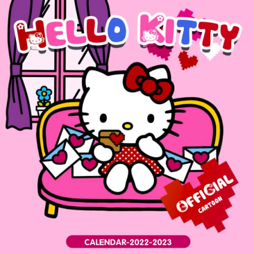 Hello Kitty 2022 Calendar: Cartoon 2022 OFFICIAL calendar -Hello Kitty Weekly & Monthly Planner ...