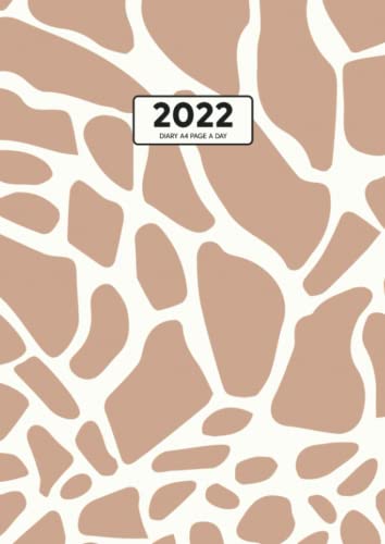 2022: Diary A4 Page a Day - January to December Dated Daily Diary with ...