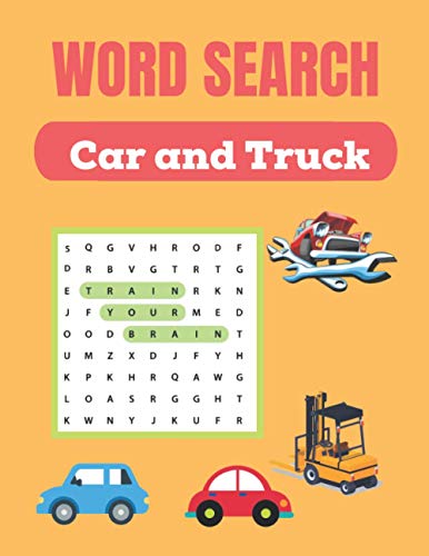 Word Search Car and Truck: Challenging Car & Truck Word Search Puzzles ...