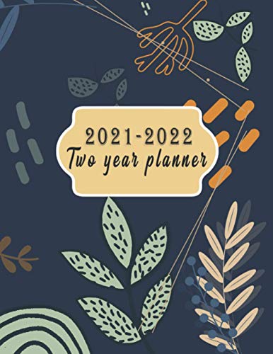 2021-2022 Two Year Planner: Two Year Planner|Calendar| Personal ...