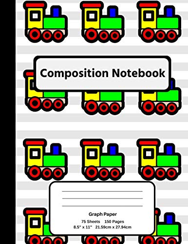 Graph Paper: Train Composition Notebook, Graph Paper, Student Exercise ...