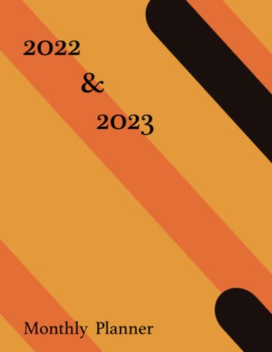 2022 - 2023 Two Year Monthly Planner: Monthly Planner / Agenda Schedule ...