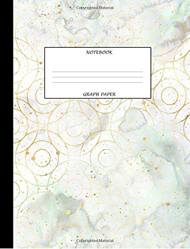 Graph Paper Notebook: Marble Notebook - Math and Science Composition ...