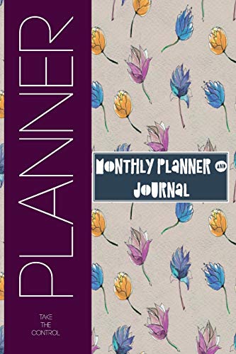 Monthly Planner and Journal: Montly Planner Undate, Weekly Monthly ...