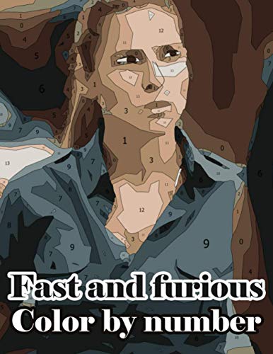 Fast and Furious Color by Number: Action, Adventure, Thriller Film ...