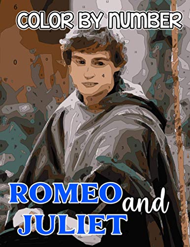 Romeo and Juliet Color by Number: Romantic Crime Tragedy Film ...