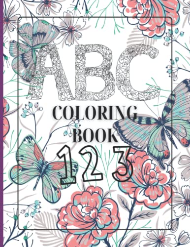 ABC. 123. Coloring Book: Letters and numbers coloring book for kids by ...