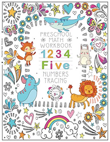 Tracing number Preschool Math Workbook: Learning Book for Toddlers Ages ...