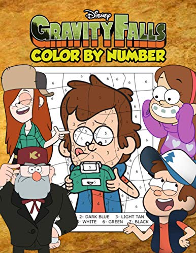 Gravity Falls Color By Number: Activities Promoting Children's Creative ...