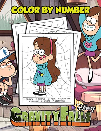 Gravity Falls Color By Number: Activities Promoting Children's Creative ...