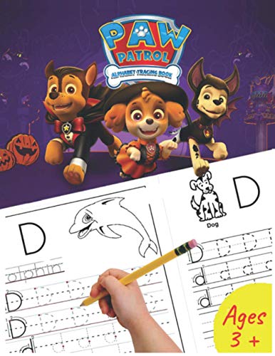 PAW Patrol Alphabet Tracing Book: Practice for Kids with Pen Control ...