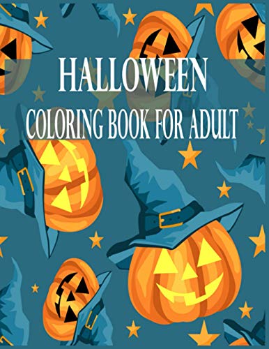 Halloween coloring Book For Adult: Halloween Coloring Book for Stress ...