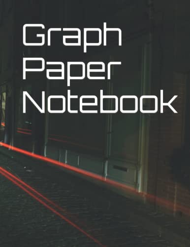 Graph Paper Notebook: Dimension Notebook: 8,5” x 11” / 21,59 cm x 27,94 ...