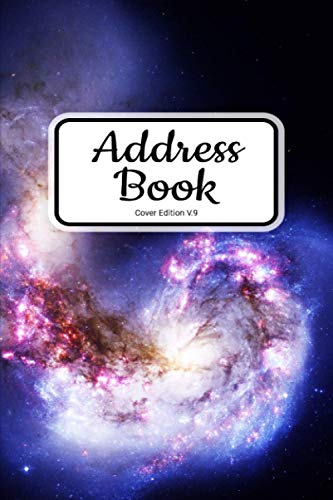 Address Book, Cover Edition V.9: Pretty Design, Tabbed in Alphabetical ...
