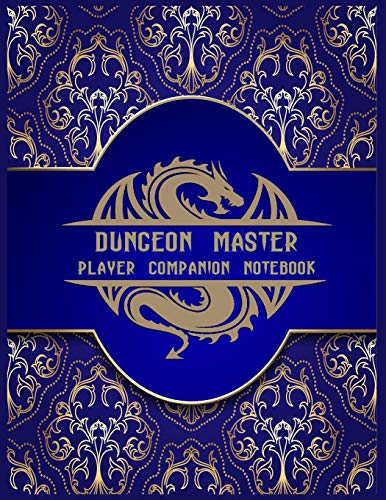 Dungeon Master Player Companion Notebook: RPG Battle Map Grid Paper ...