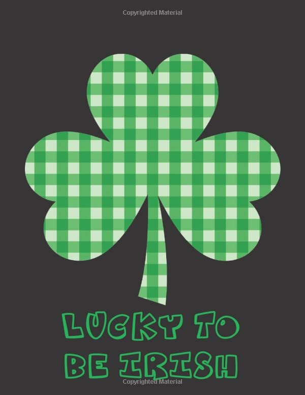 Lucky To Be Irish: Comic Strip Blank Book for Kids to Celebrate Saint ...
