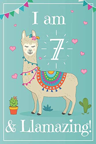 I am 7 llama Journal: An I am 7 and llamazing Draw Write journal (lined ...