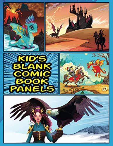 Kid’s Blank Comic Book Panels: Create Your Own Stories, Comic Strips ...
