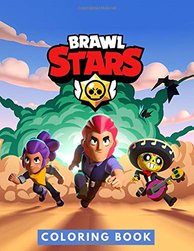 Brawl Stars Coloring Book: Perfect Christmas Gift For Kids And Adults ...