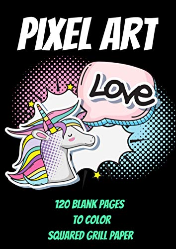 Pixel Art notebook : pixel art coloring-graph paper notebook-pixel art ...