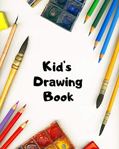 Kid's Drawing Book: Children Unlined Plain Blank Paper Notebook Journal ...